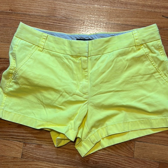 J. Crew | Shorts | Neon Yellow Shorts | Poshmark